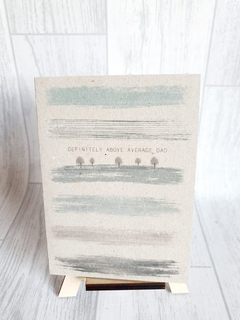 East of India - Colour Wash Card - Above Average Dad Card – Catsi Creative